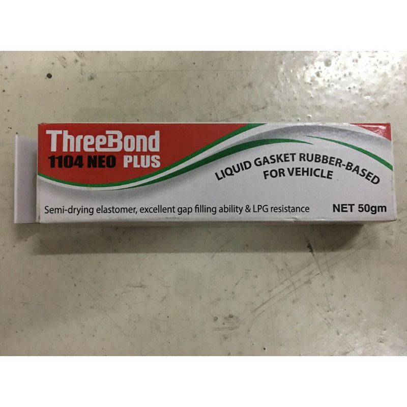 THREEBOND LIQUID GASKET GAM GUM 25G 50G GRAM 50 1104 NEO PLUS | Shopee ...