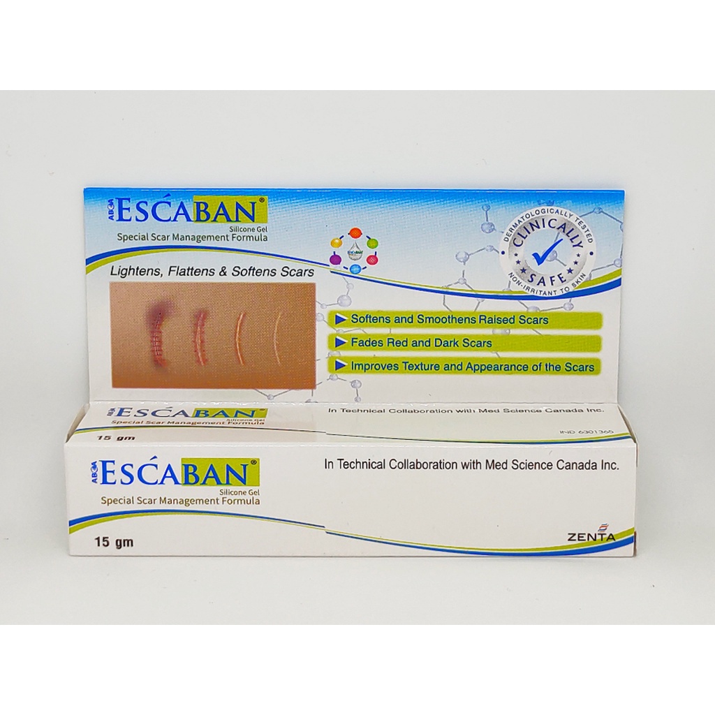 ABCA ESCABAN SILICONE GEL SPECIAL SCAR MANAGEMENT FORMULA 15G (EXP:07/ ...