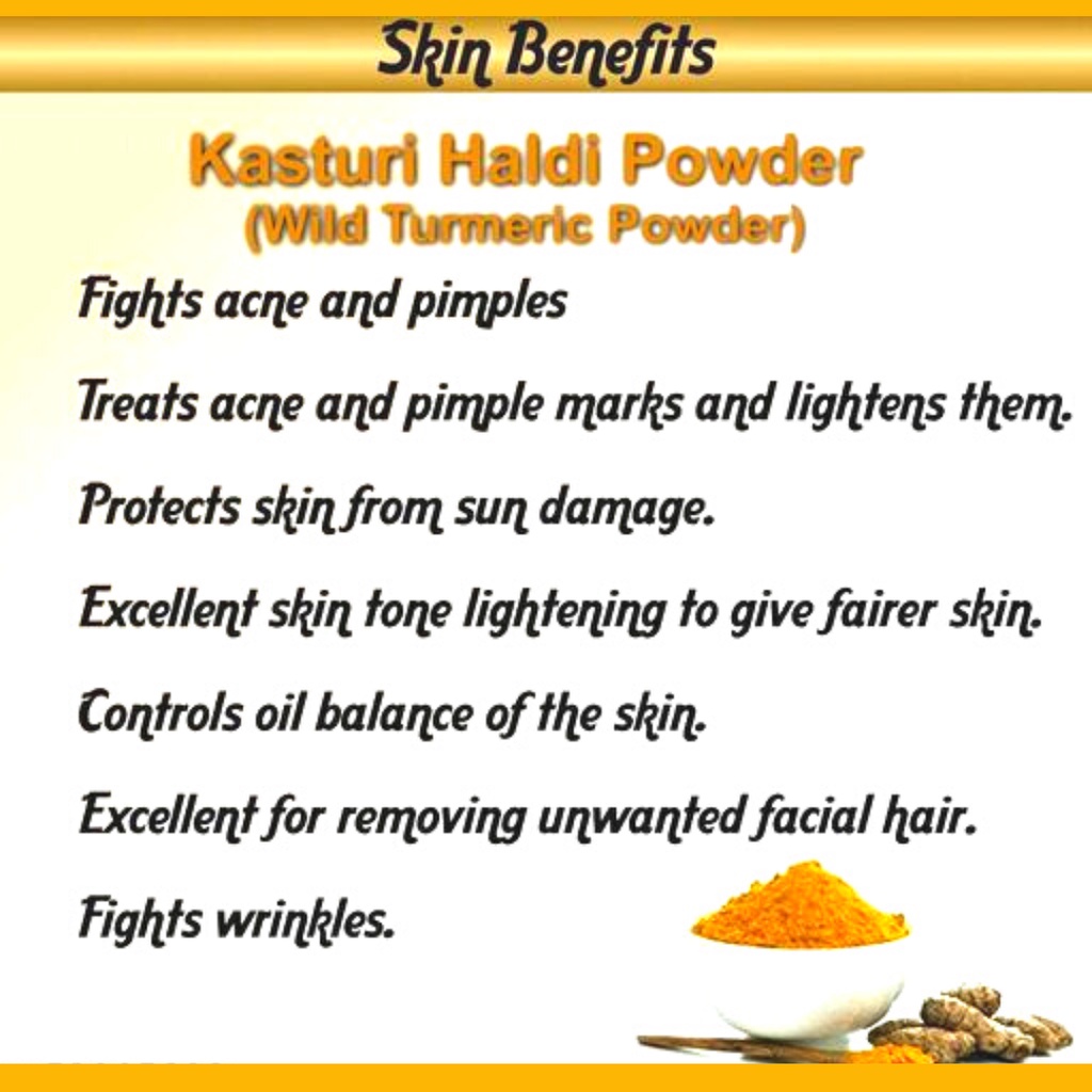 100% PURE NATURAL KASTURI (WILD) TURMERIC POWDER 200 GMS (Kasturi ...