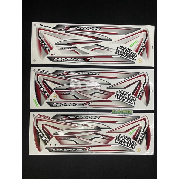 🔥🇹🇭WAVE DASH 110 RS THAILAND🔥🇹🇭 STICKER STRIPE STRIKE DECAL WAVE DASH ...