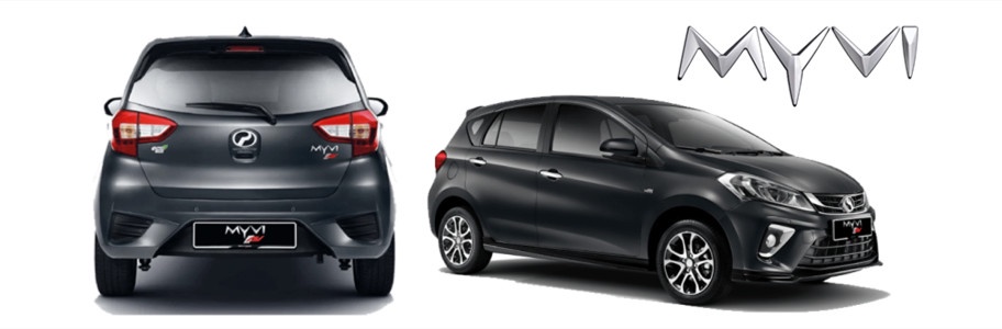 Awesome2u Perodua Myvi 2018-2021 AMG Front Bumper Canard Trim Garnish ...