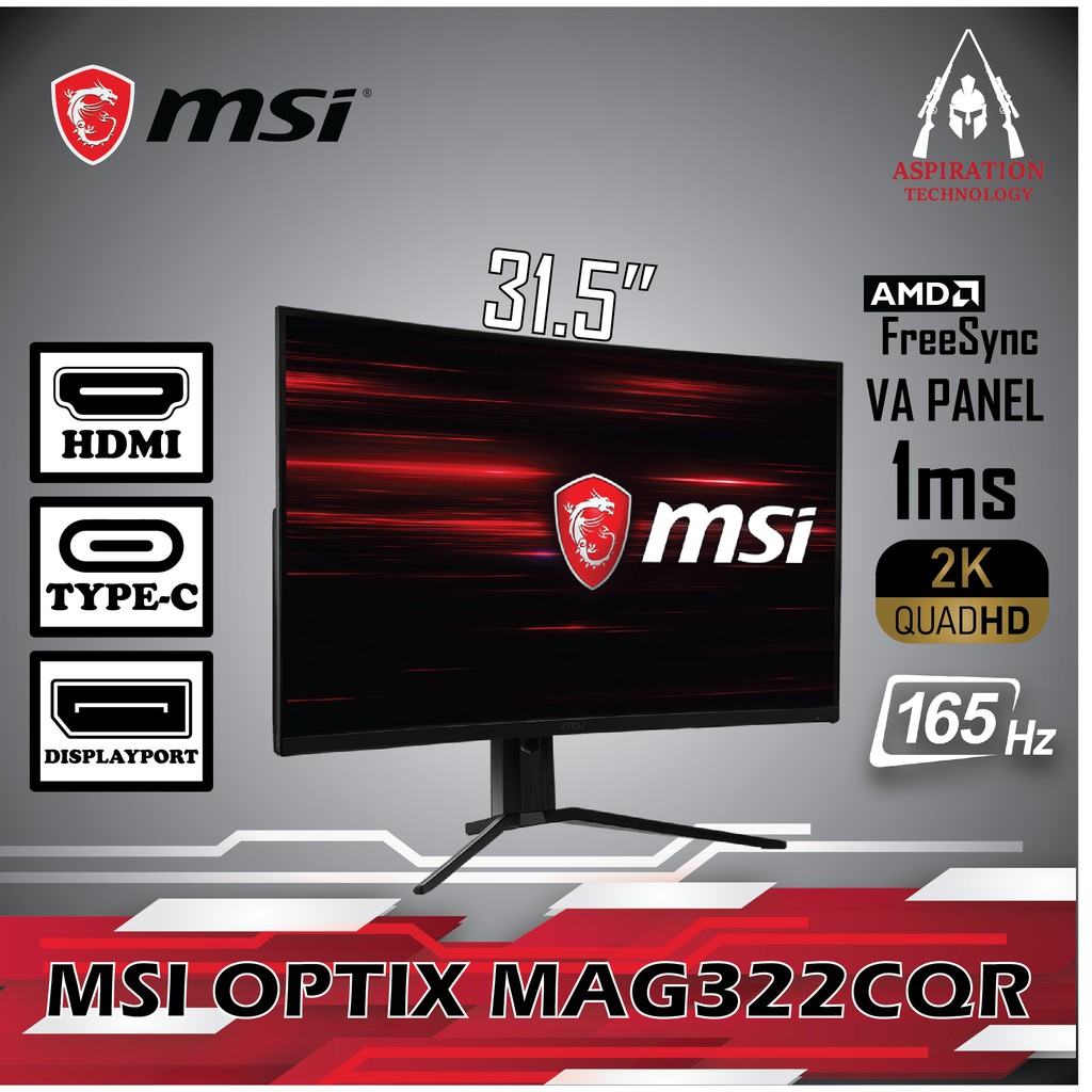 MSI OPTIX MAG322CQR CURVED MONITOR | Shopee Malaysia