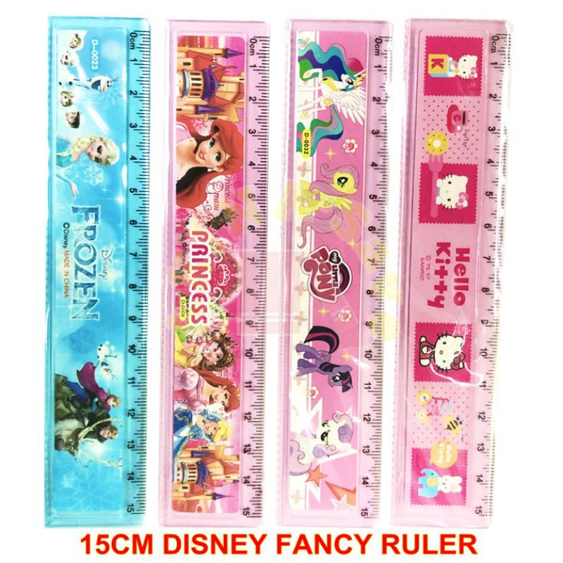 JOO HUAT 10 design 6" 15CM Fancy Cartoon Colour Ruler kid student gift ...