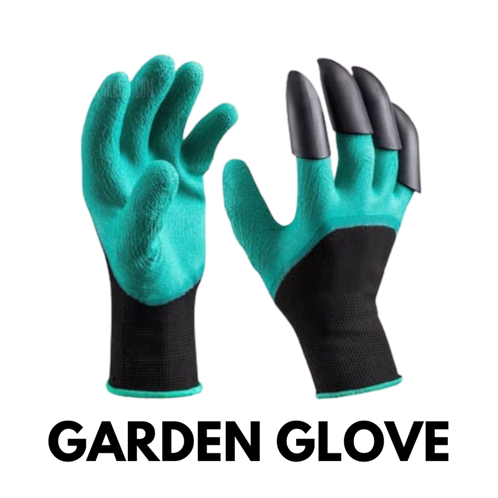 GARDENING GLOVE CLAWS FINGER RIGHT HAND PLANTING DIG SOIL EASY SAFETY ...