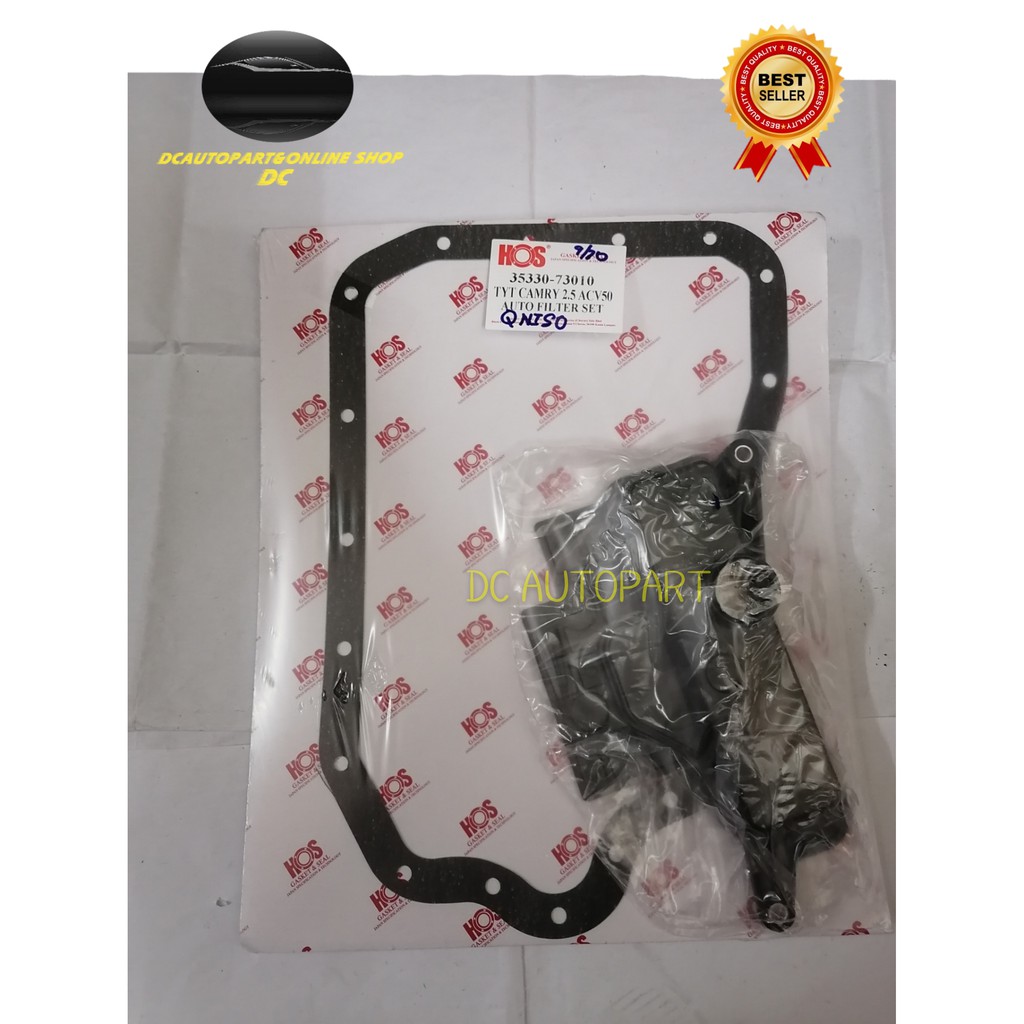 TOYOTA CAMRY 2.5 ASV50 ACV50 AUTO TRANSMISSION FILTER KIT SET GEAR BOX ...
