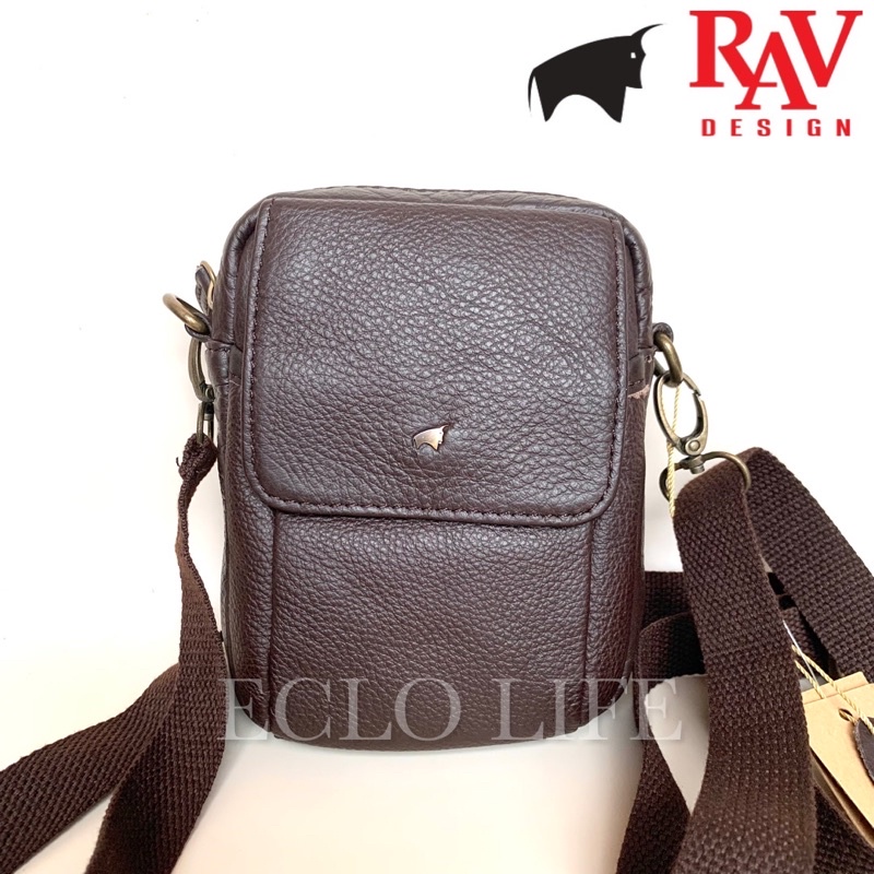 RAV Sling Bag Genuine Leather 100% Original [YRC022-G1-40990] | Shopee ...