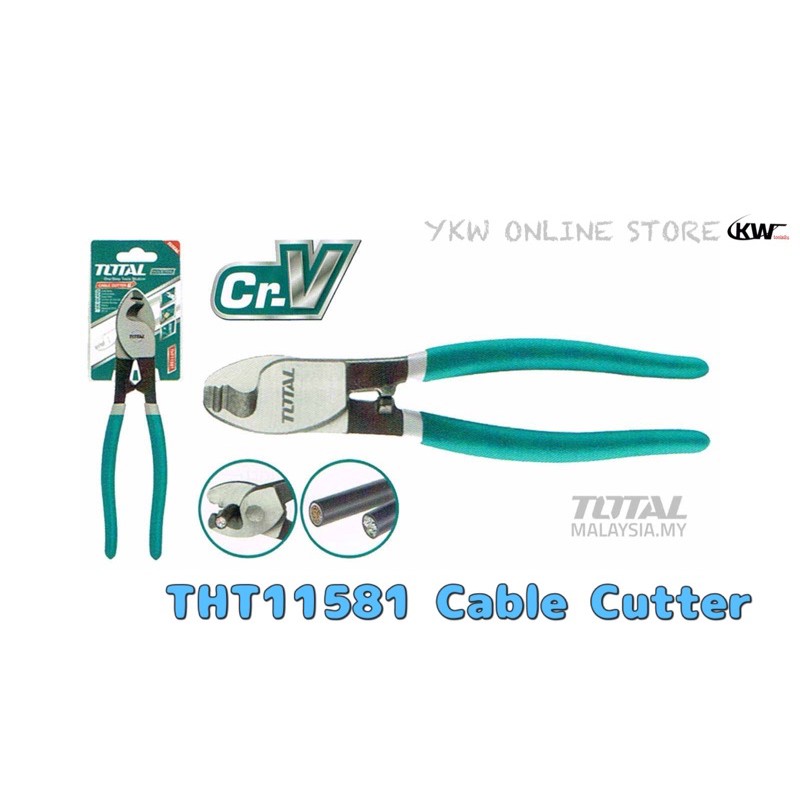 TOTAL THT11581 Cable Cutter | Shopee Malaysia