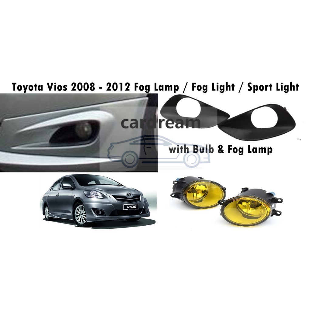 (with wire and switch) (yellow lens)Fog lamp Lights Halogen Lamps Cover Switch Wring for Toyota ...