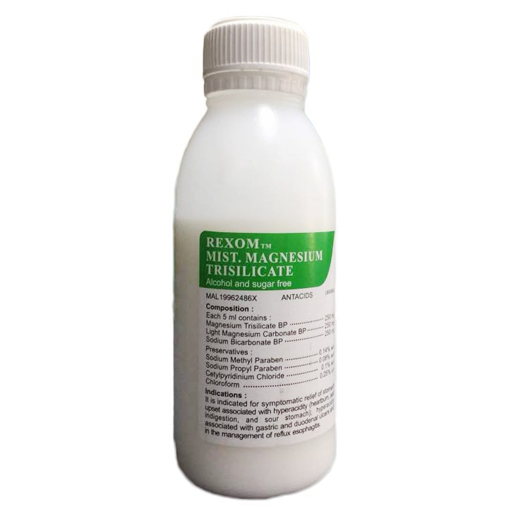 Rexom Mist. Magnesium Trisilicate 120mL (EXP:January 2026) | Shopee ...