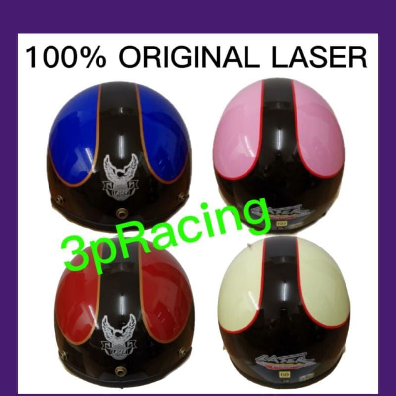 Laser Helmet Laser 2 Ton lady bird 2 Tone | Shopee Malaysia