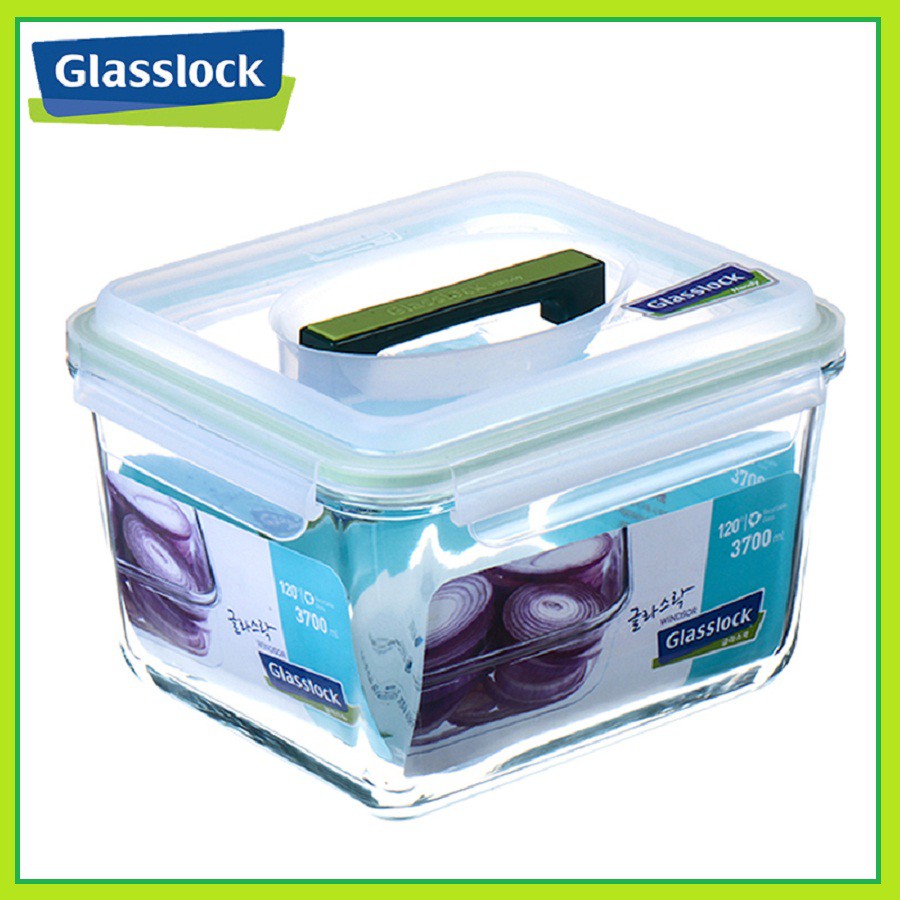 Glasslock glass box 3700ml ️ Food storage box MHRB370 | Shopee Malaysia