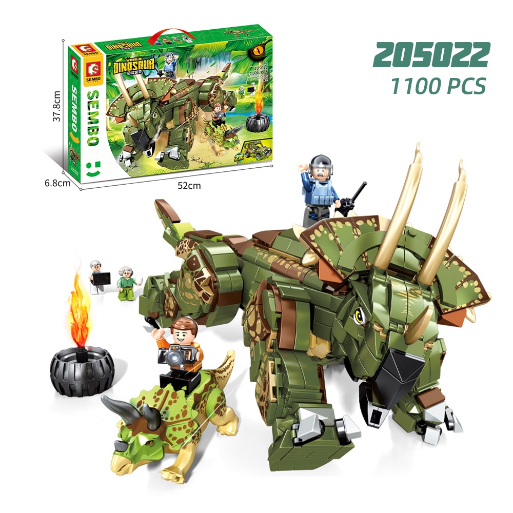 Sembo Block Dinosaur World Series Figure Building Decoration Deco Brick ...
