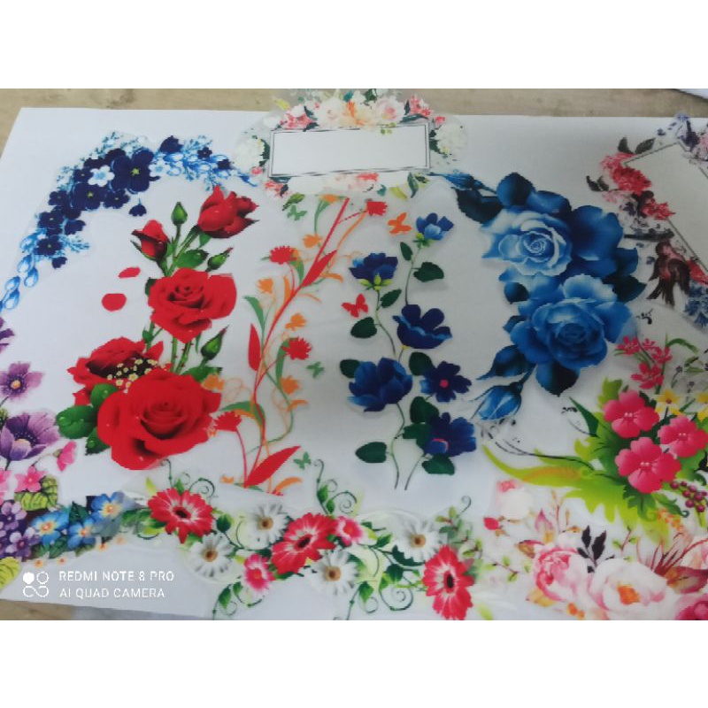 Rosseain2*O6. Transparent Paper photo flower | Shopee Malaysia