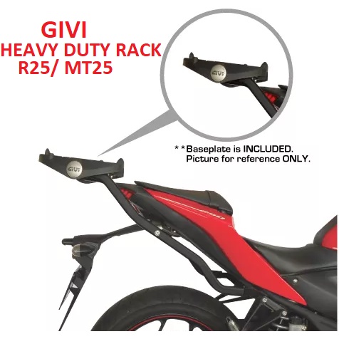 GIVI YAMAHA R25 MT25 HEADY DUTY SPECIAL RACK (R25 -2015) | Shopee Malaysia