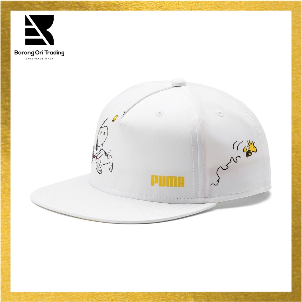 PUMA x Peanuts FB Cap - YOUTH - Puma White | Shopee Malaysia