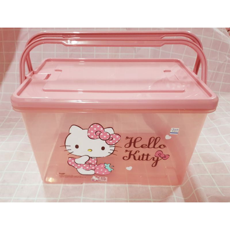 hello kitty storage basket, hello kitty and Mickey storage box | Shopee ...