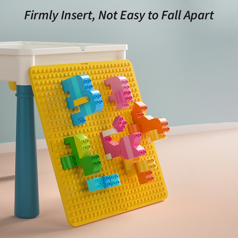 [Little B House] Large Kids Multi-Function Table Building Blocks ...