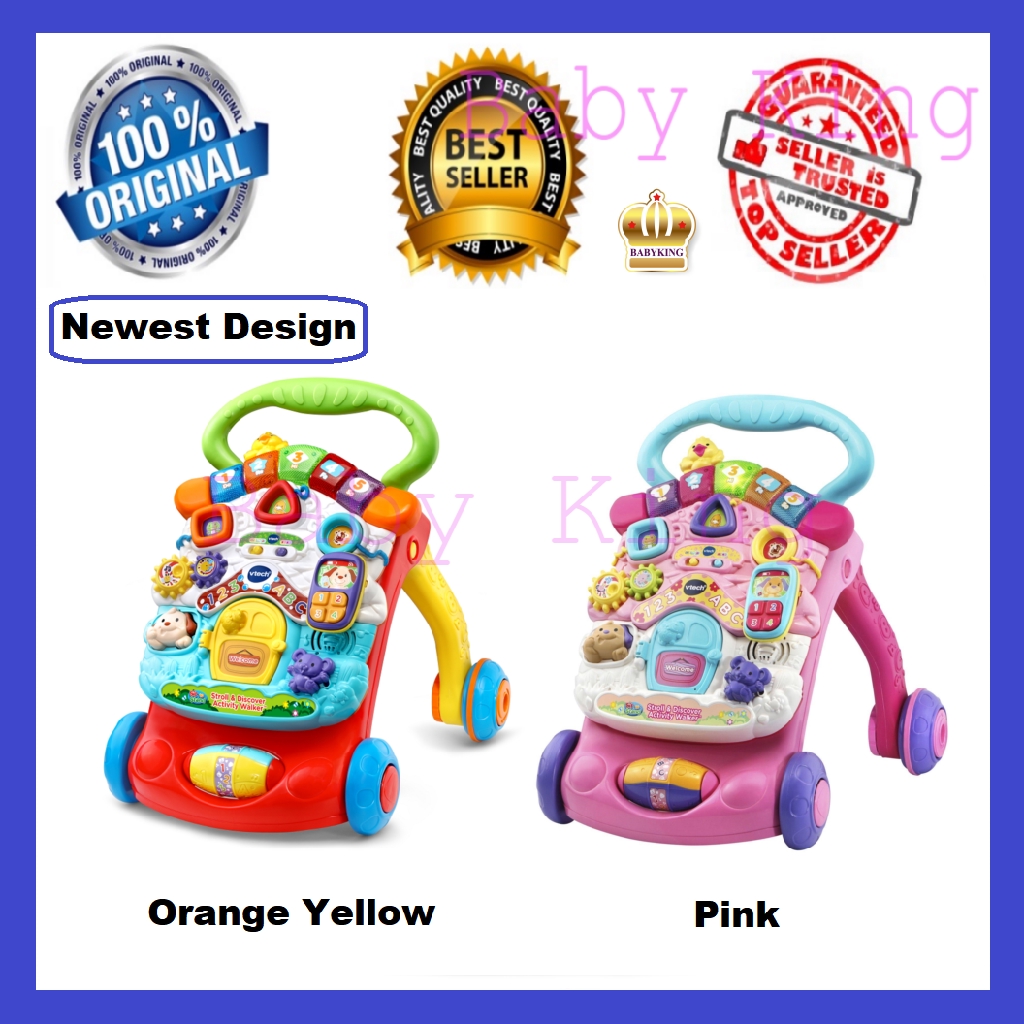 Original VTech V-Tech Baby Sit To Stand Stroll & Discover Activity ...