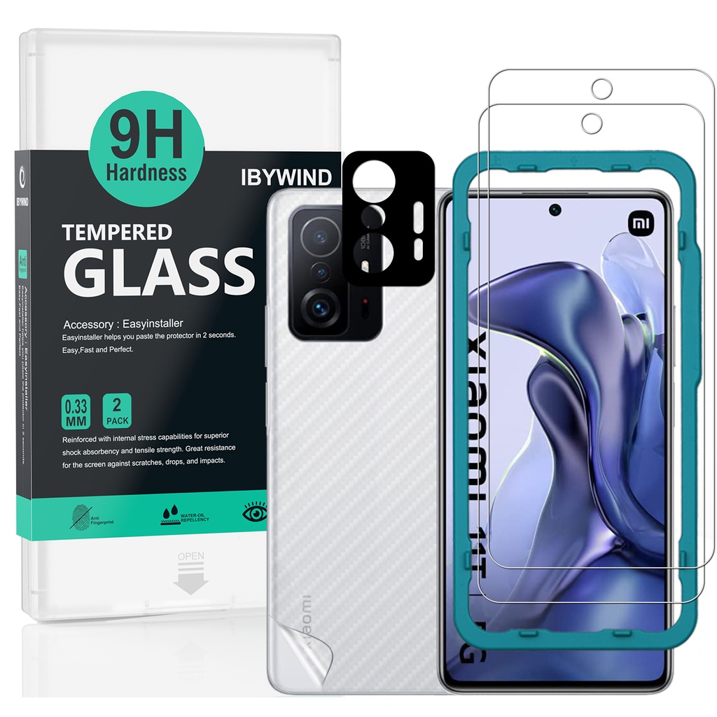 Ibywind For Xiaomi 11T/11T Pro 5G Screen Protector (Pack of 2),with ...