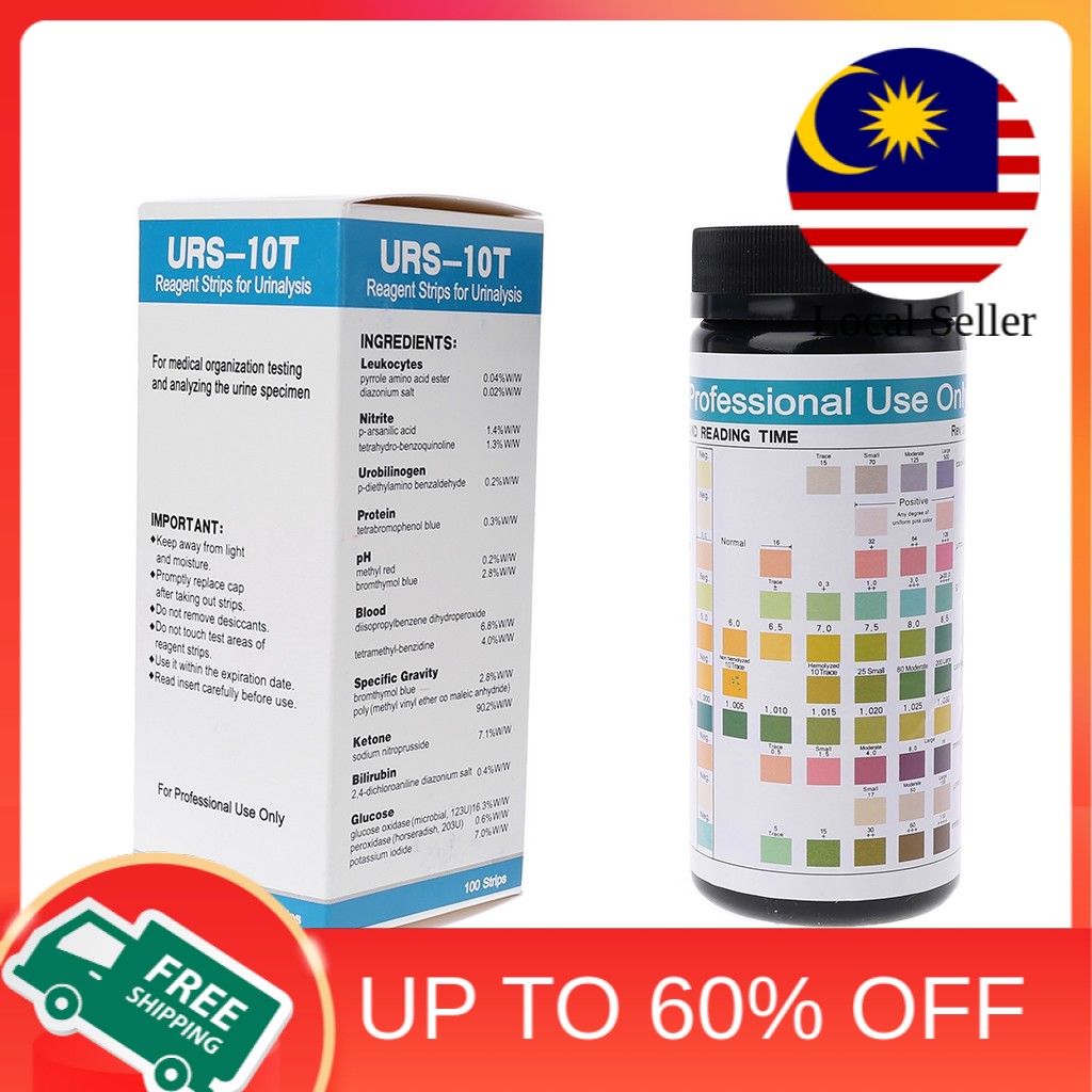 Complete Urine Analysis Made Easy with POOP 100 Strips URS-10T ...