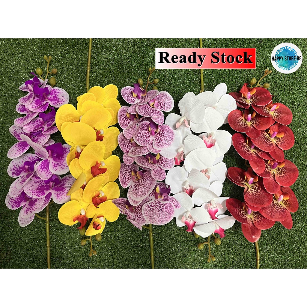 Artificial Orchid Flower / Orchid Latex / Bunga Orkid Latex / Bunga ...