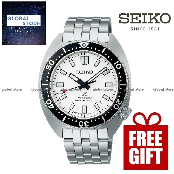 Seiko SPB313J1 Prospex automatic 200m divers watch white dial 41mm ...