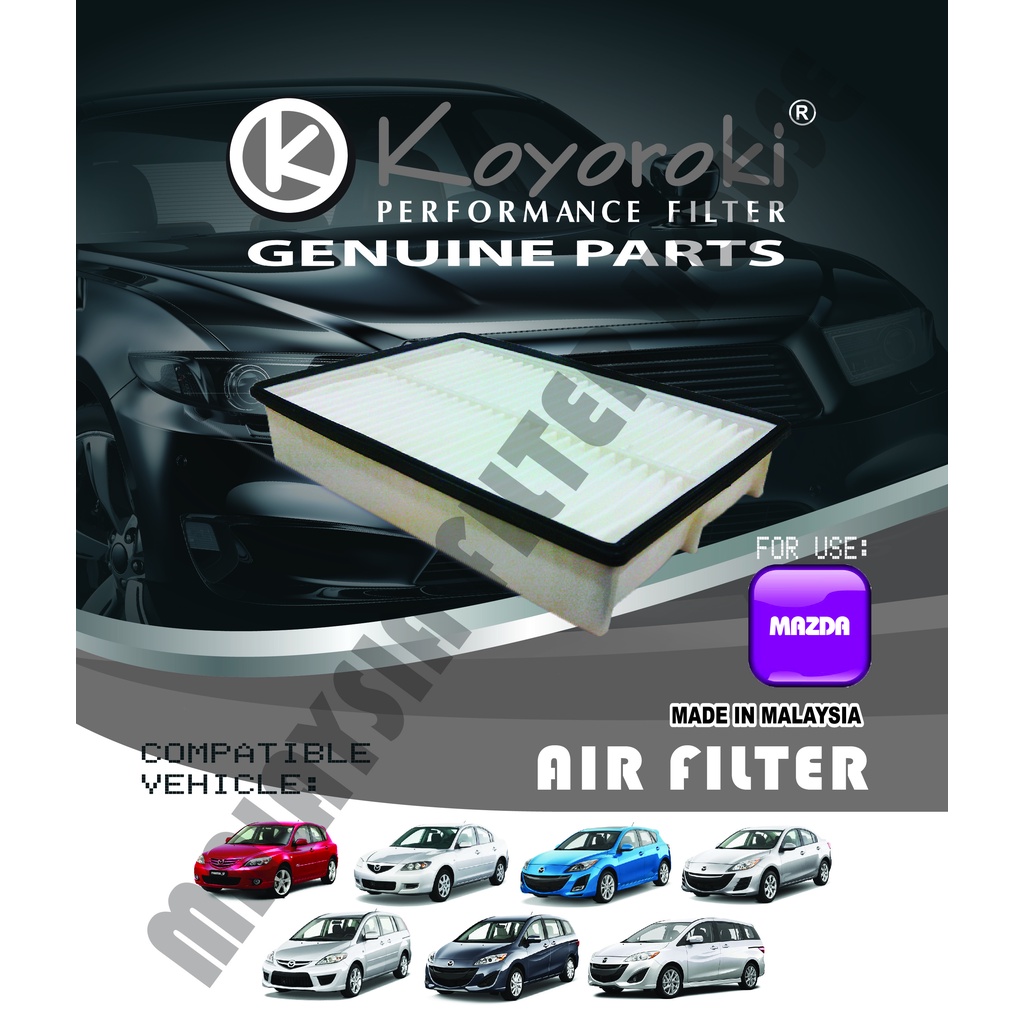 MAZDA MAZDA 3(BK/BL) MAZDA 5(CW/CR) PENAPIS AIR FILTER RMD-LF50-P LF50 ...