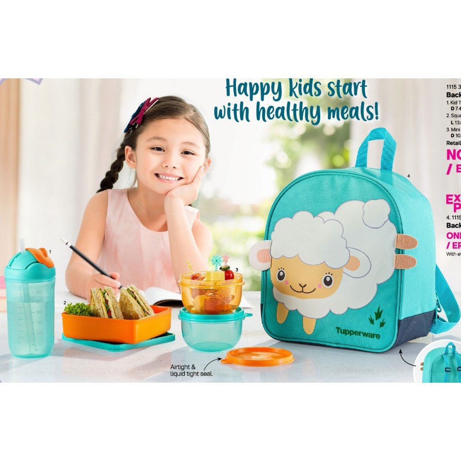 Tupperware Back To School Set (with OR without Backpack) | Shopee Malaysia