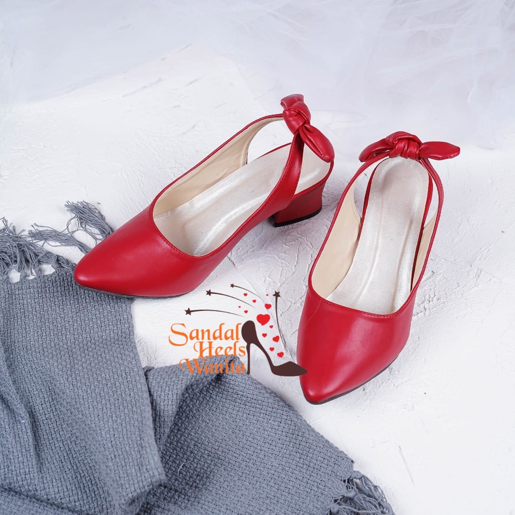 Shw- heels Women's Latest model heels amelia Tofu Height 5cm | Shopee ...