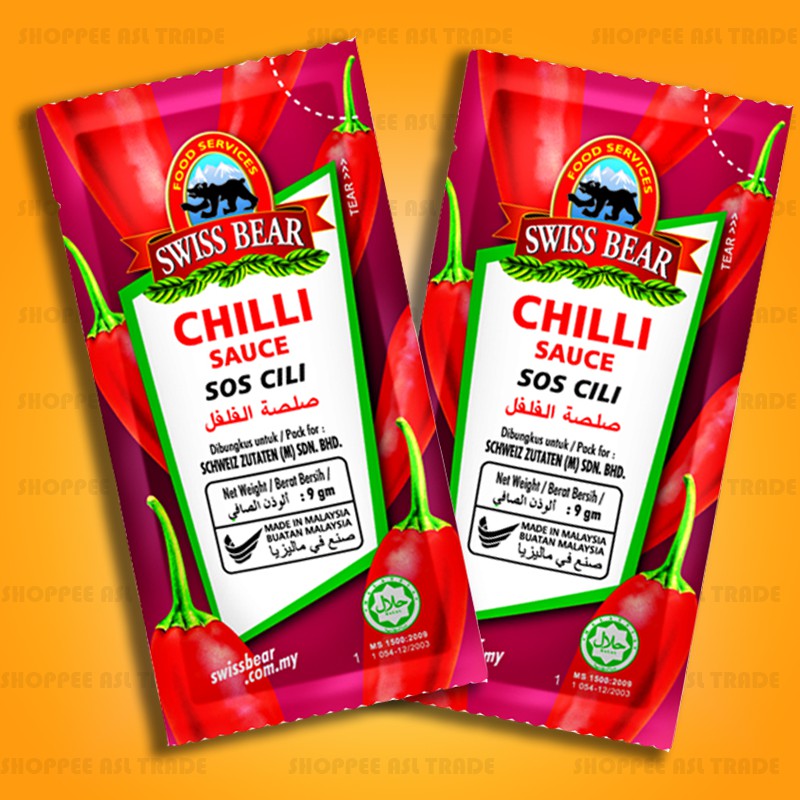 🔥READY STOCK🔥 CILI SOS SACHET 9g SAUCE CHILLI CILI SOS TRAVEL INSTANT ...