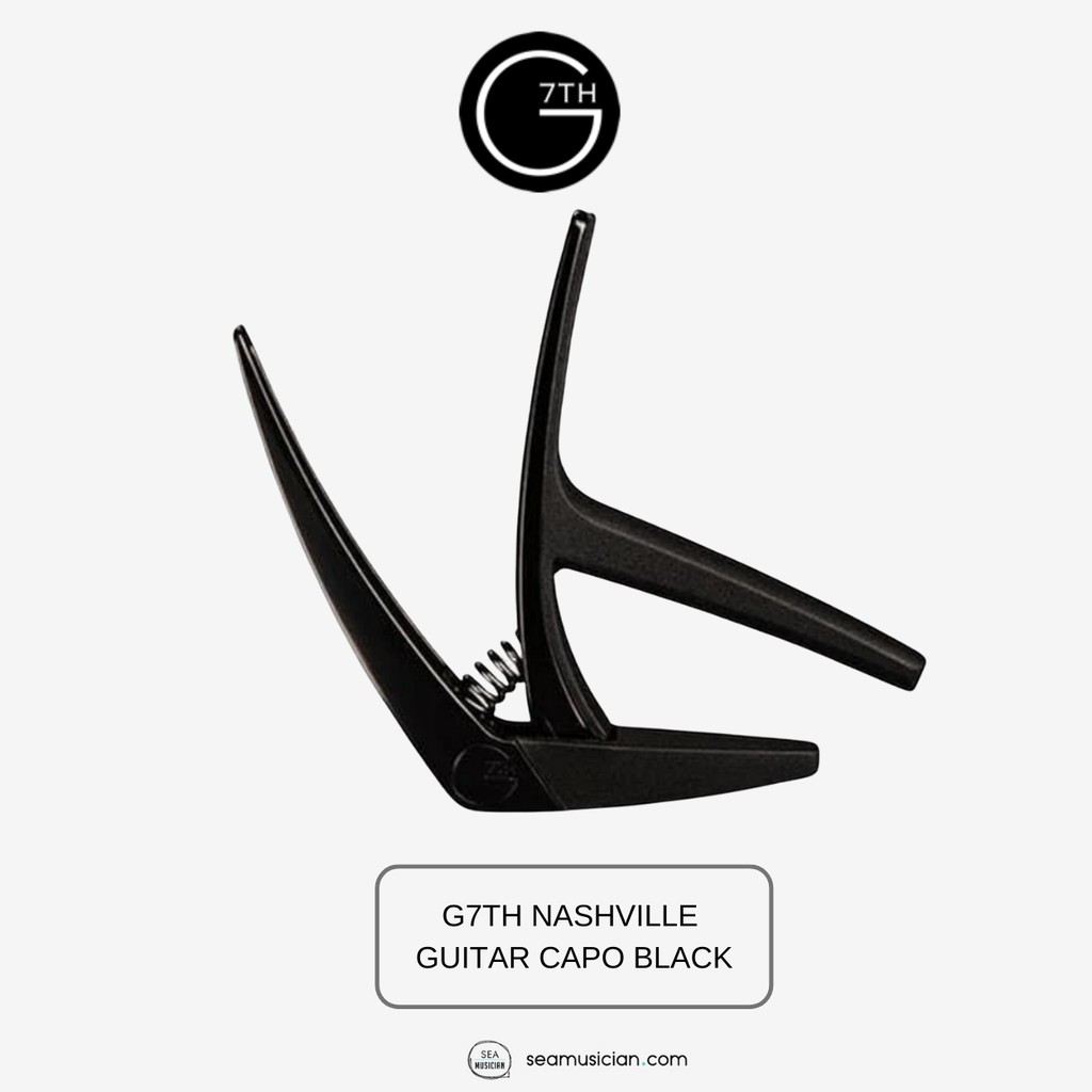 G7TH NASHVILLE GUITAR CAPO BLACK (G 7 / GUITAR CAPO / SEAMUSICIAN ...