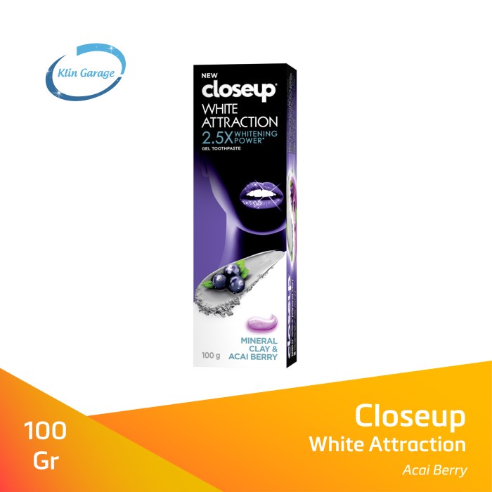 Close Up White Attraction Acai Berry Whitening Power Toothpaste 100gr ...