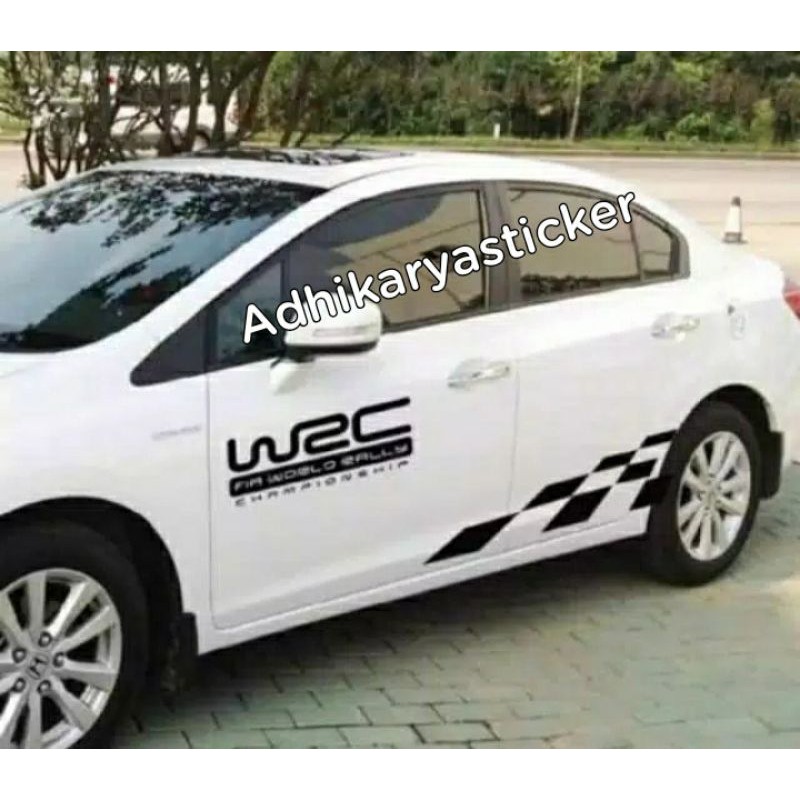 Elegant WRC Car Stickers for all types of AVANZA XENIA RUSH TERIOS cars ...