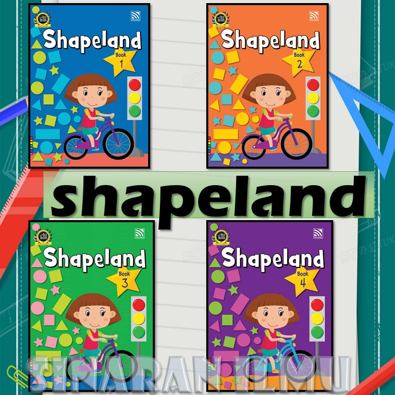 Early Education SHAPELAND Interactive Book for Children Kids Pre-school ...