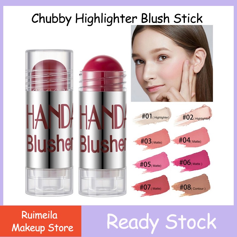 HANDAIYAN Chubby Highlighter Blush Stick Contouring Makeup Face ...
