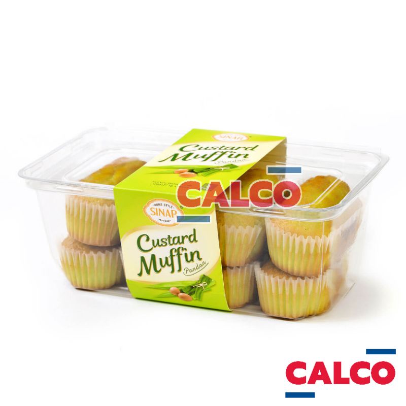 [CALCO] Sinar Custard Muffin Assorted Cake 160g / 220g Honey/Pandan ...