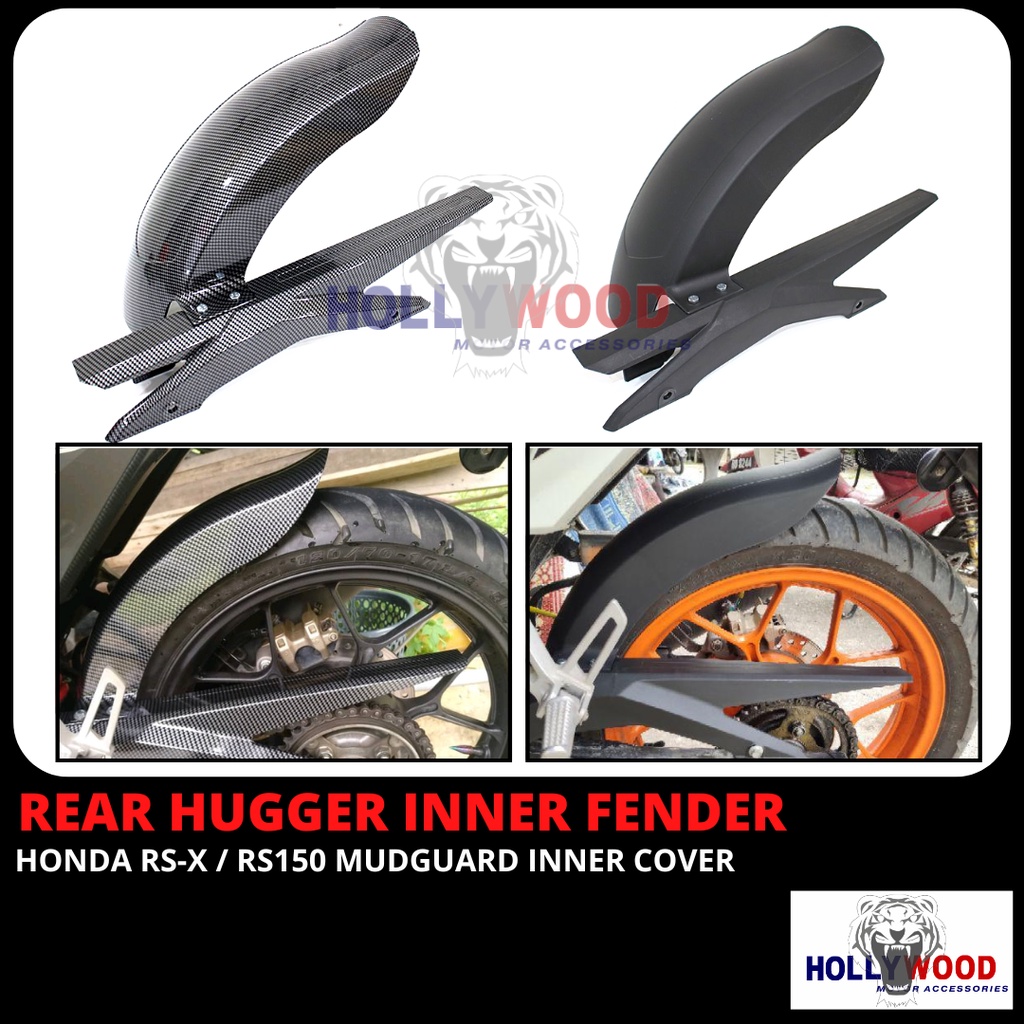 HONDA RS RS150 / RSX RSX150 REAR HUGGER INNER FENDER ; CARBON INNER ...