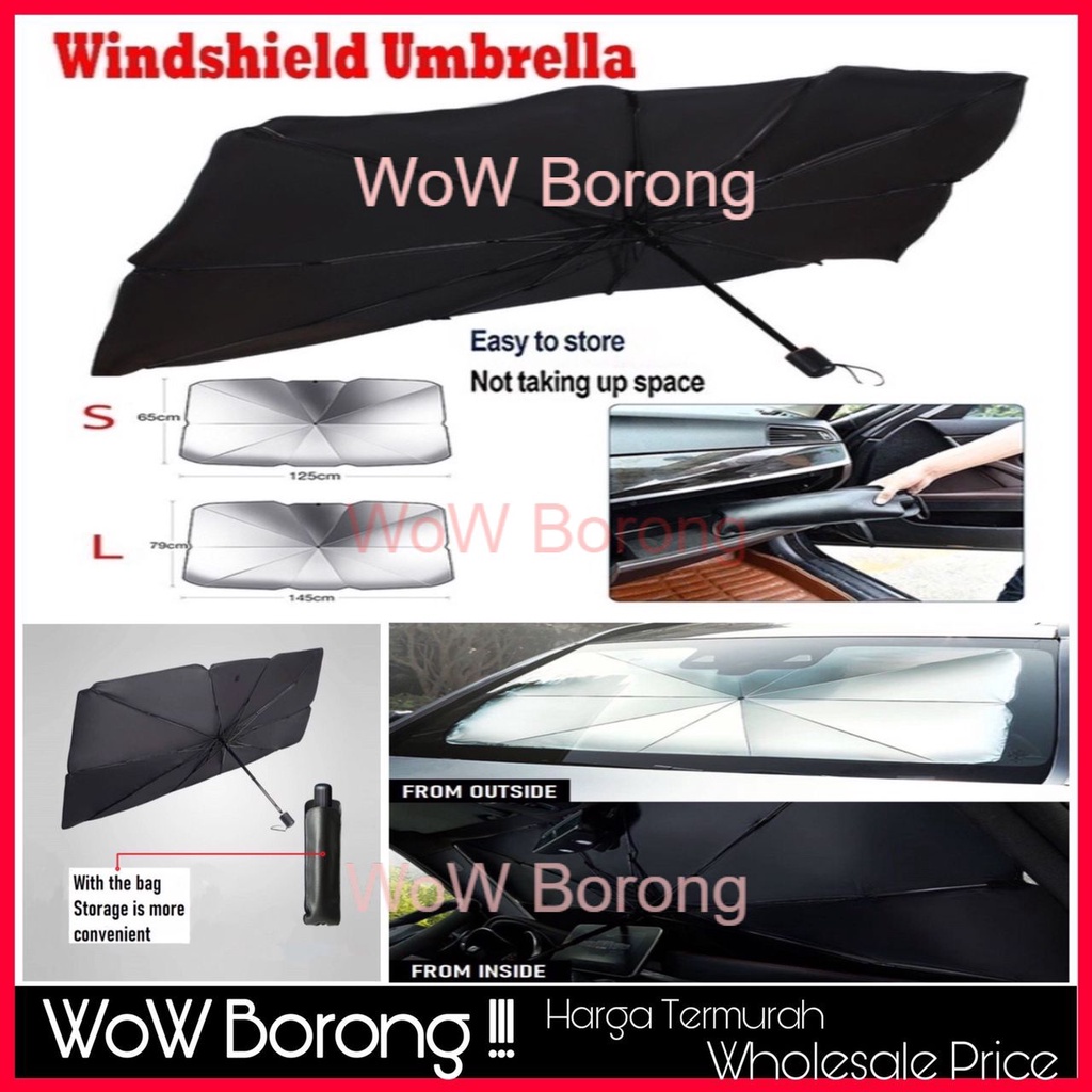 Car Sunshade Windscreen Sun Shade Car Front Window UV Reflector ...