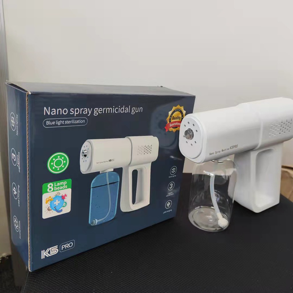 [LIMITED TIME OFFER] K5 PRO Nano Spray Machine Wireless Sanitizer Spray Disinfectant Spray Gun ...
