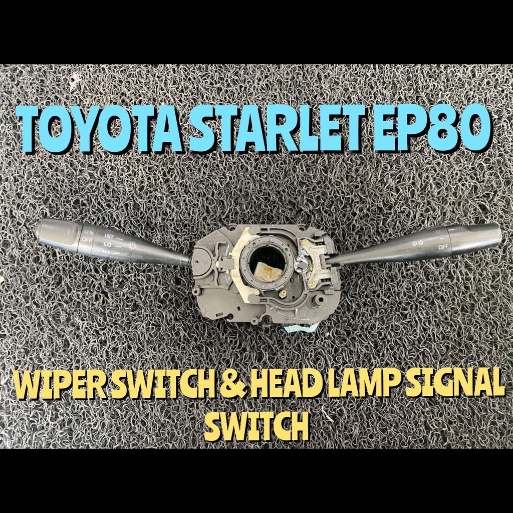 🇯🇵🇯🇵 Toyota Starlet P80 EP80 Wiper Switch & Head Lamp Signal Switch ...