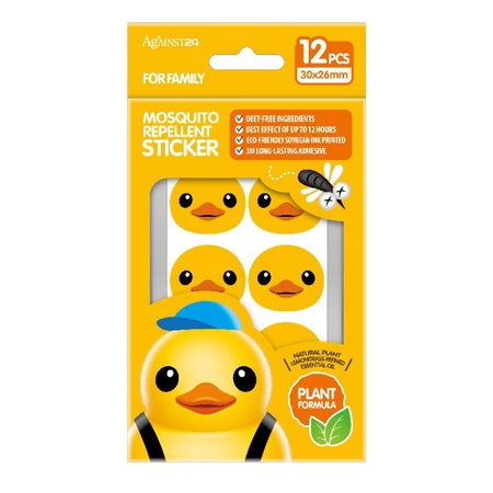 Against24 Mosquito Repellent Sticker (12pc) | Shopee Malaysia