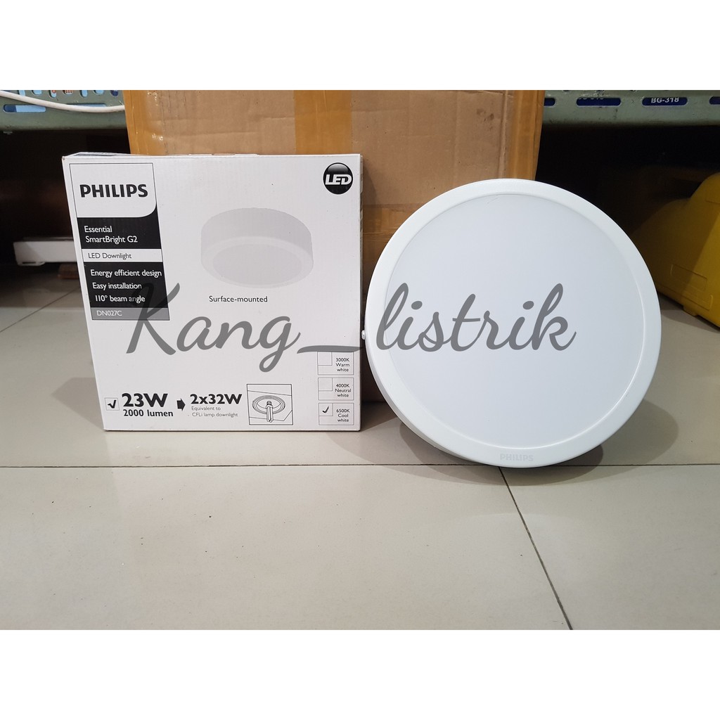 Philips LED Downlight Outbow DN027C 23W LED20 D225 Surface Mounted ...