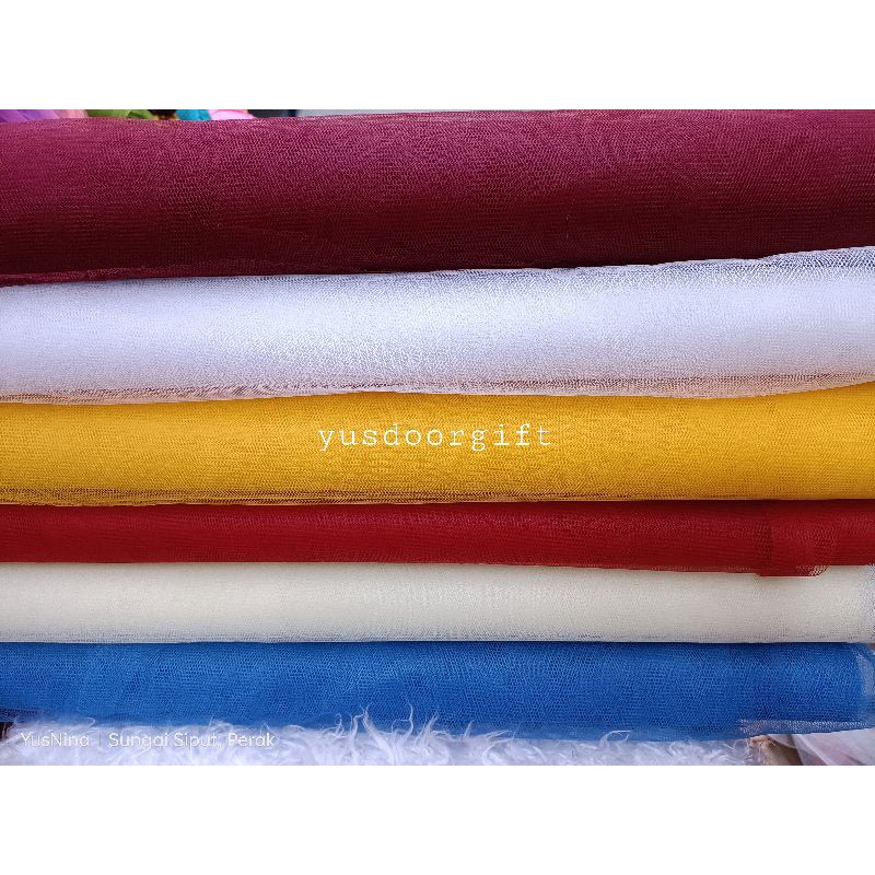 💥⭐READY STOCK💥⭐Kain Net Kasar / Kain Hamper 60inci (by meter) | Shopee ...