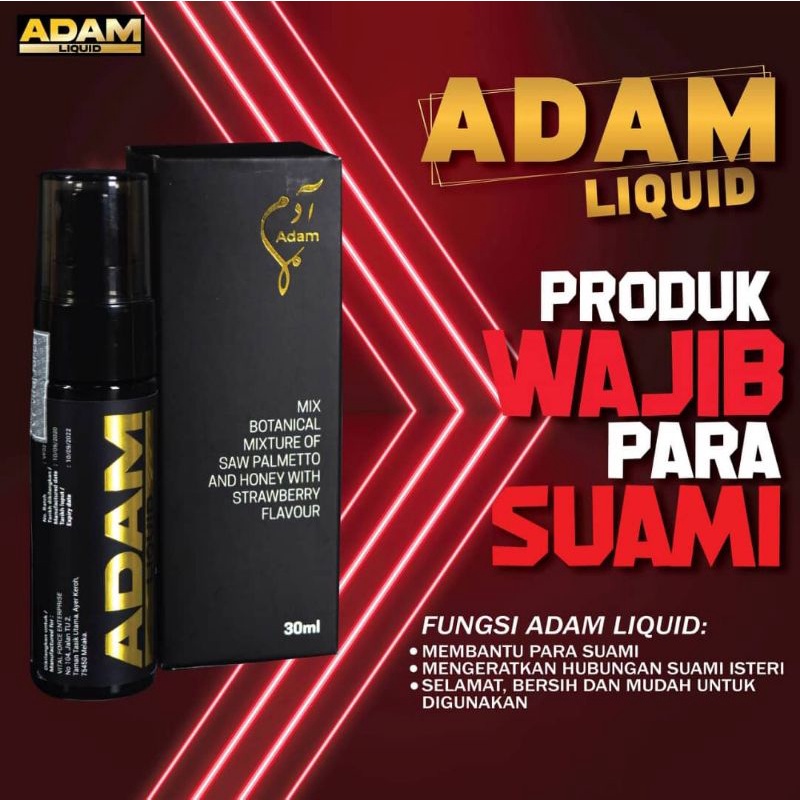 ADAM LIQUID - untuk lelaki jadi lebih hebat dan padu | Shopee Malaysia