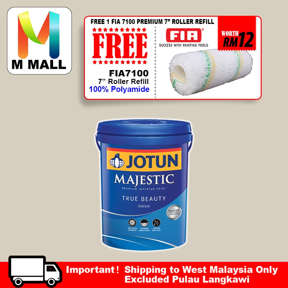 *📌📌* (0566-1876) 5L Jotun Interior Majestic True Beauty Sheen Shades of ...