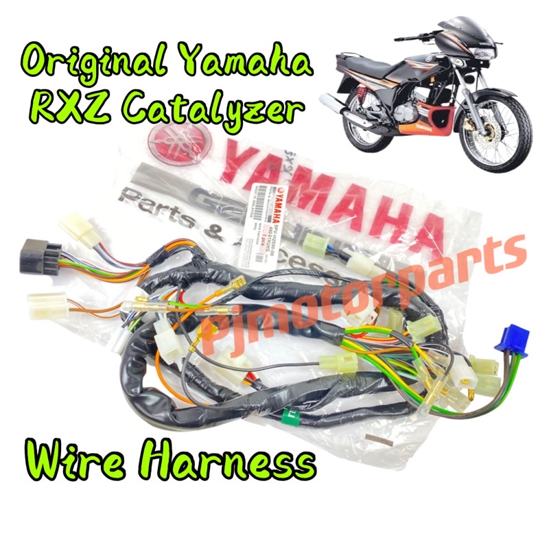 RXZ Catalyzer (100% Original Yamaha HLY) Wire Harness Wayar Wire Body ...