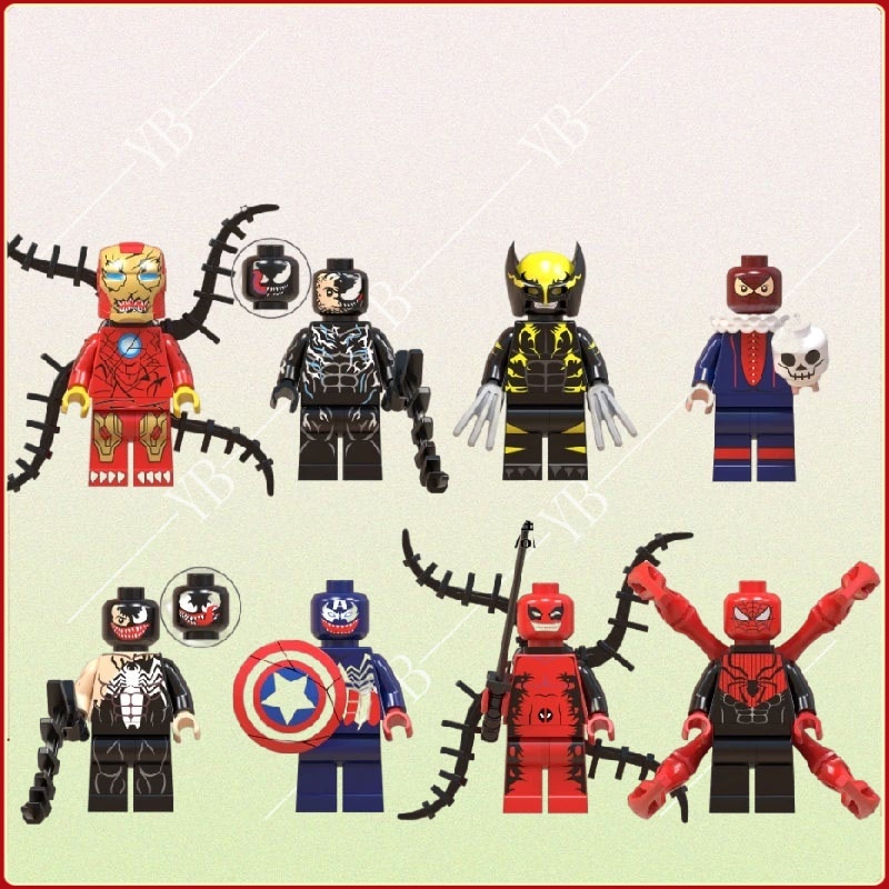 Marvel Heroes Series Children's Assembled Building Block Toys avengers ...