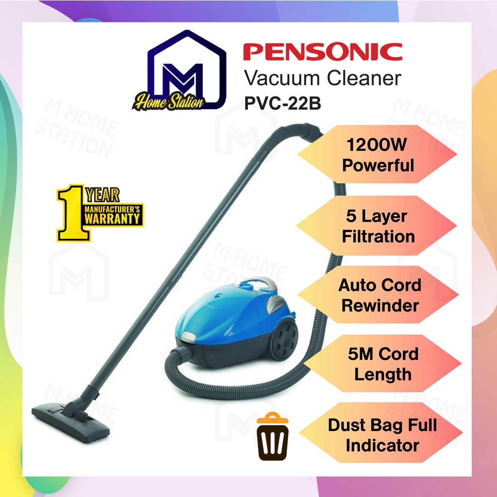 Pensonic 1200W Vacuum Cleaner PVC-22B / PVC22B | Penyedut Habuk ...