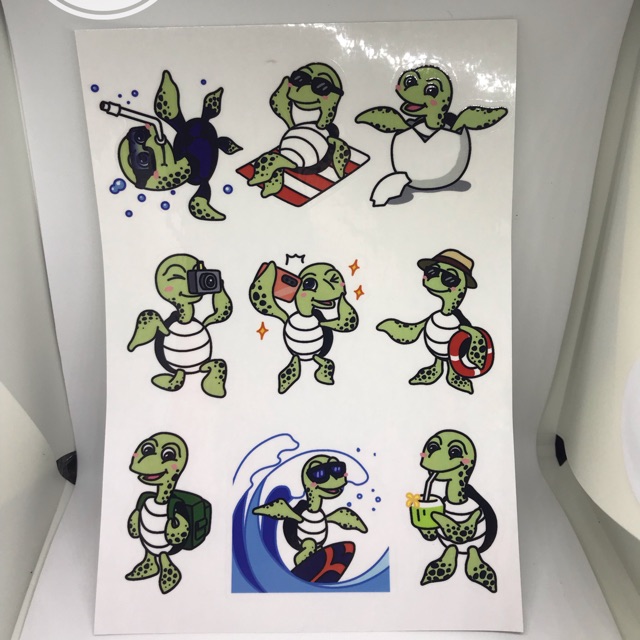 Si Penyu Sticker / Turtle Sticker | Shopee Malaysia