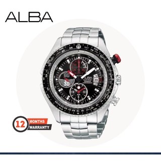 Alba Men Chonograph Date Quartz Watch AF3F19X | Shopee Malaysia